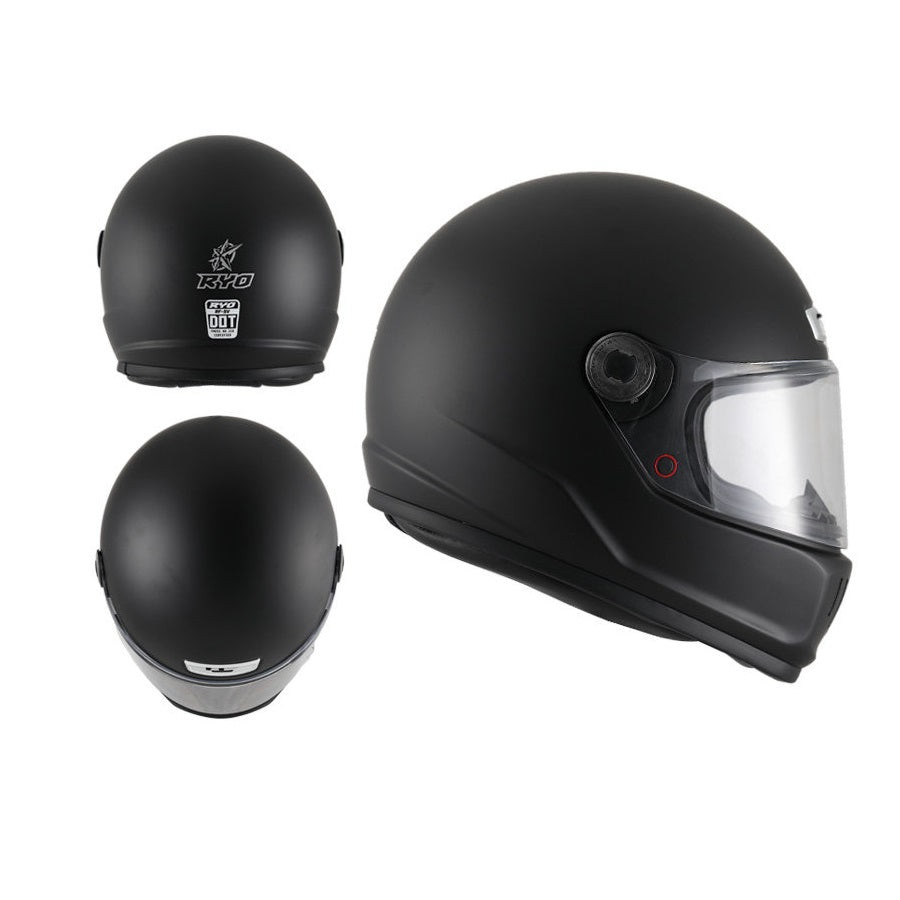 RYO RF-5V MOTORCYCLE FULL FACE HELMET w/ FREE EXTRA VISOR | Shopee ...