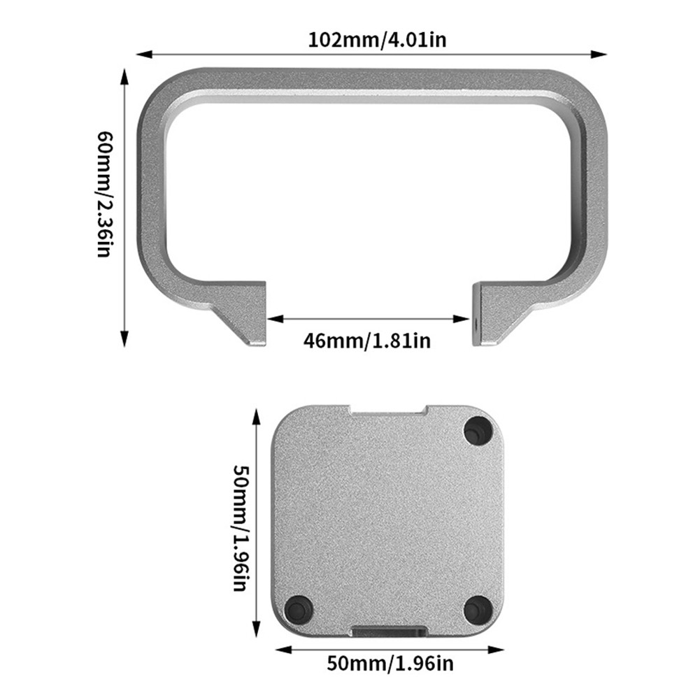 All Metal Handle CNC Aluminium Alloy Handles for Bambu Lab A-1 Mini 3D ...
