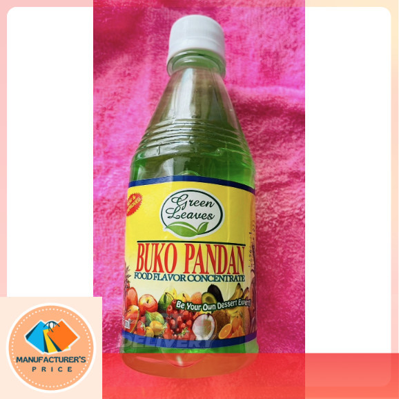 Buko Pandan Flavor Concentrate 375ml Baking Desserts Milk Tea Food ...