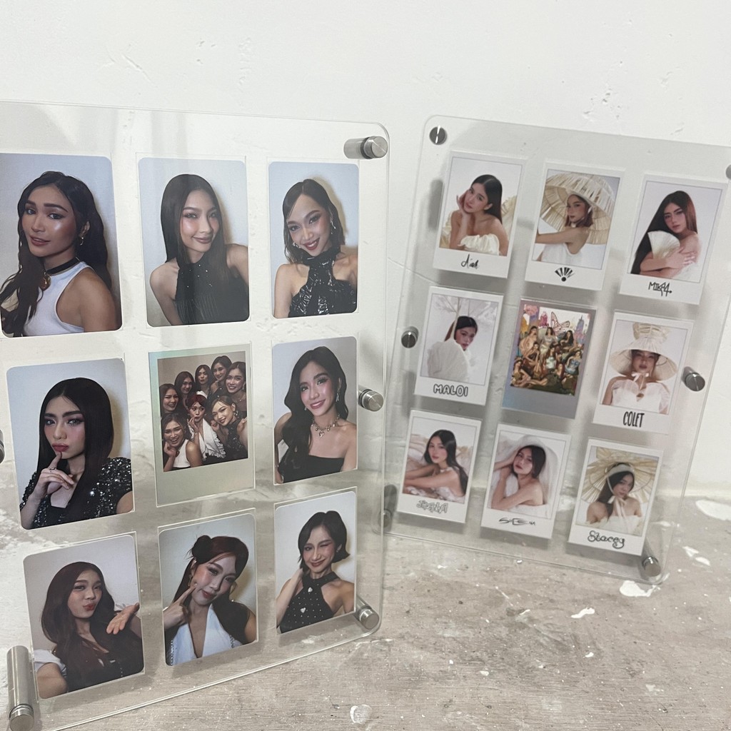 [FRAME ONLY] Bini Acrylic Photocard Display Stand - [PC NOT INCLUDED ...