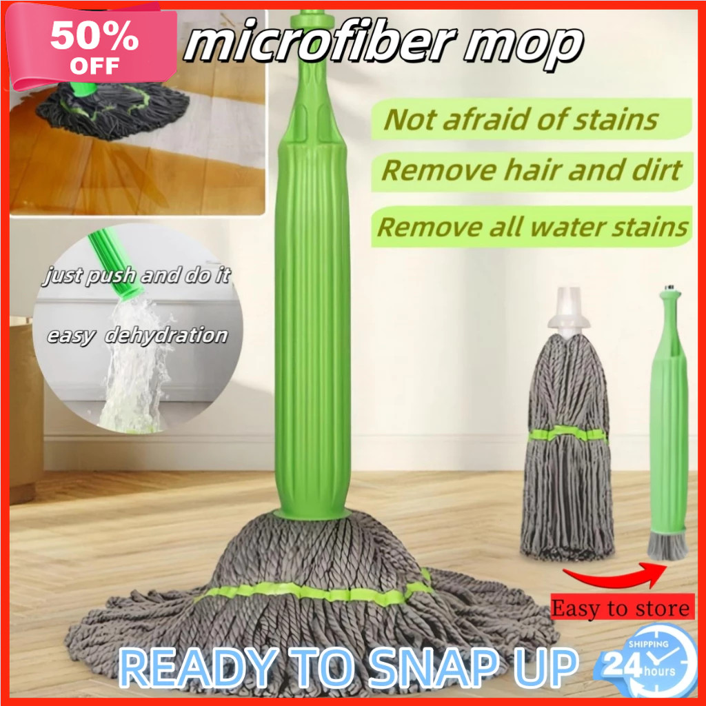 2 In 1 Dehydrated Mop 55cm Big Mop For Floor Mop With Squeezer Heavy ...