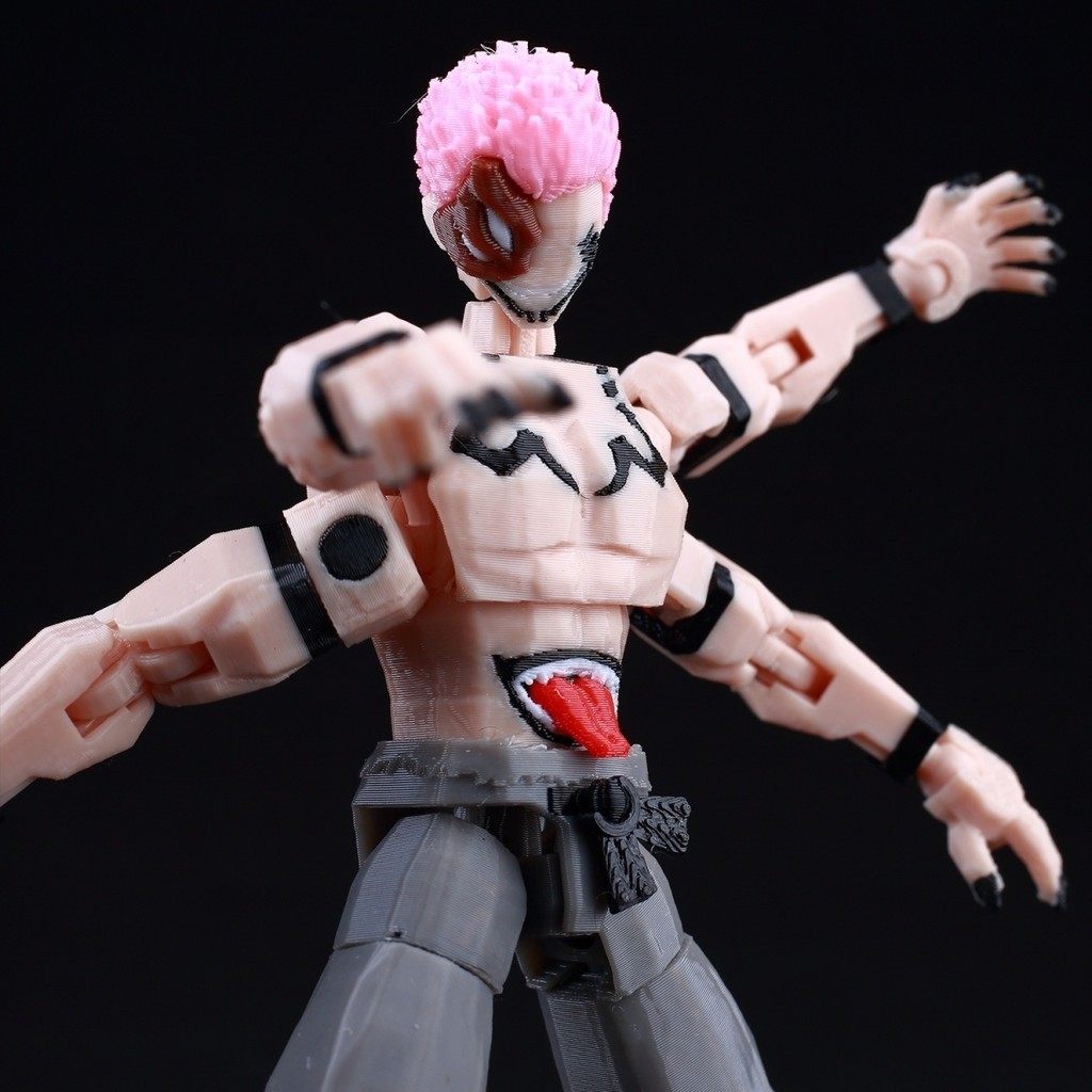 Original Body Spell Fighting Four-Armed Nuo Multi-Joint Lucky 133D ...