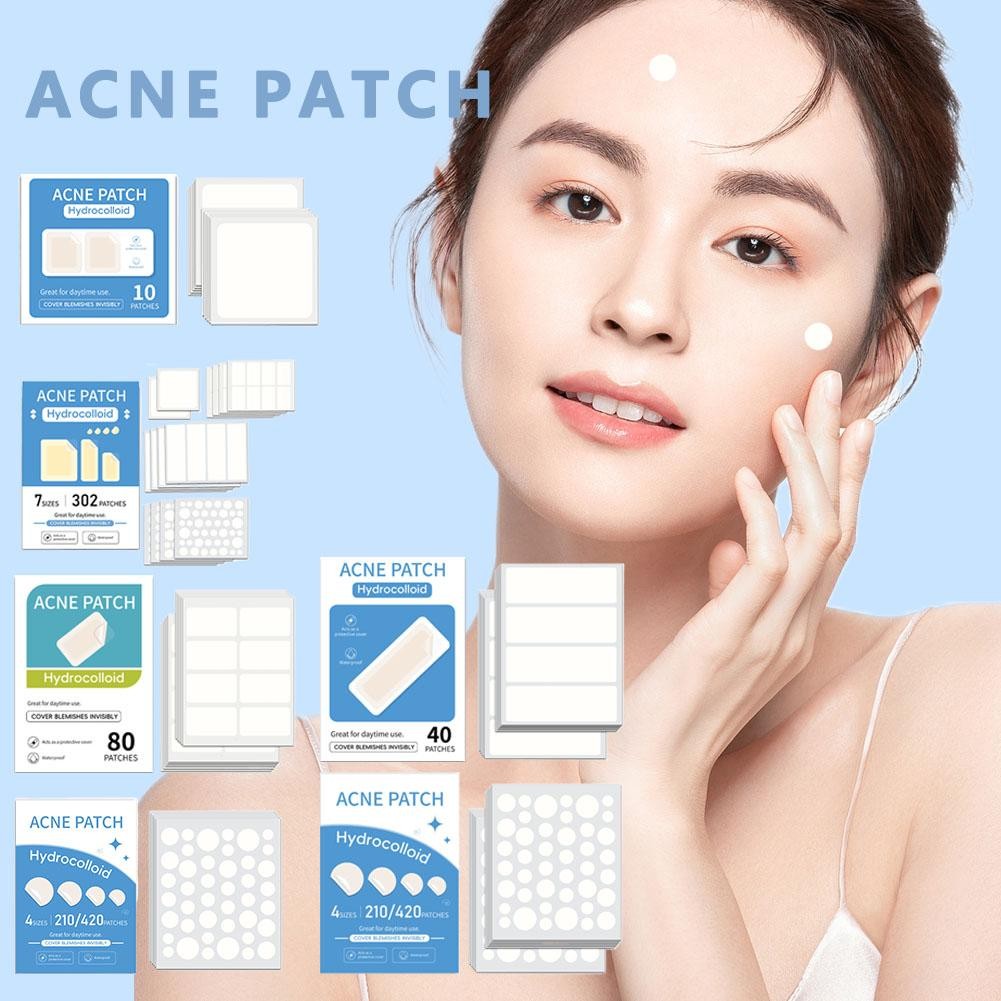 White Invisible Acne Sticker Boxed Acne Patch Combination Of Regular ...