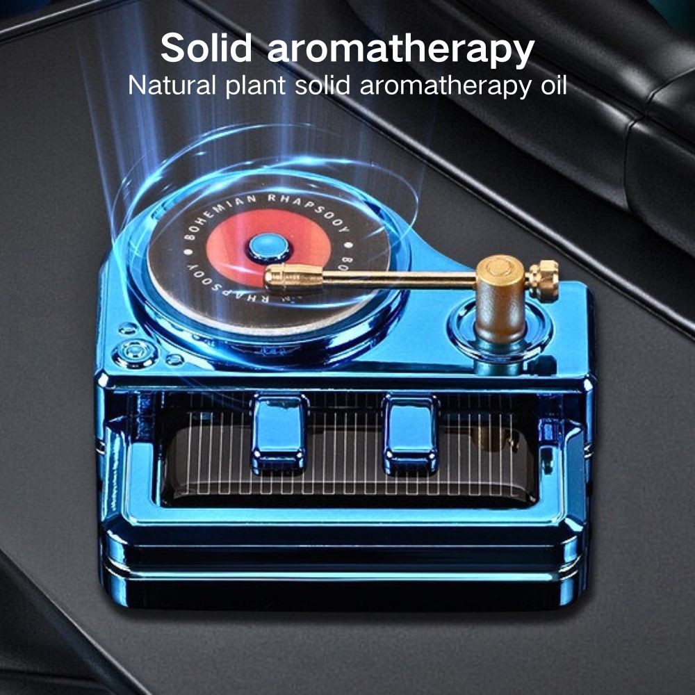 HM G Auto Solar Rotary Gramophone Auto Perfume Alloy Gramophone Air ...