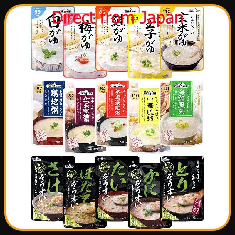 Porridge Porridge 15 kinds Retort Room temperature Tableland Seasoned ...