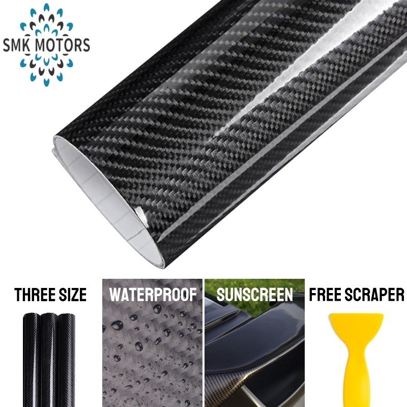 DIY Car 7D High Glossy Carbon Fiber Vinyl Waterproof Sticker For Opel ...