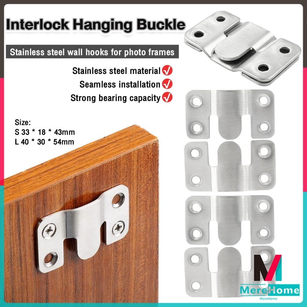 MereHome Multifunctional Interlock Hanging Buckle Wall Picture Frame ...