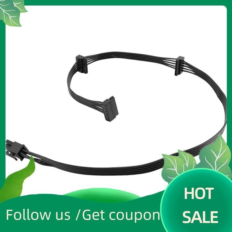【In stock】PCIe 6Pin Male to 3 SATA Power Supply Cable for Seasonic ...