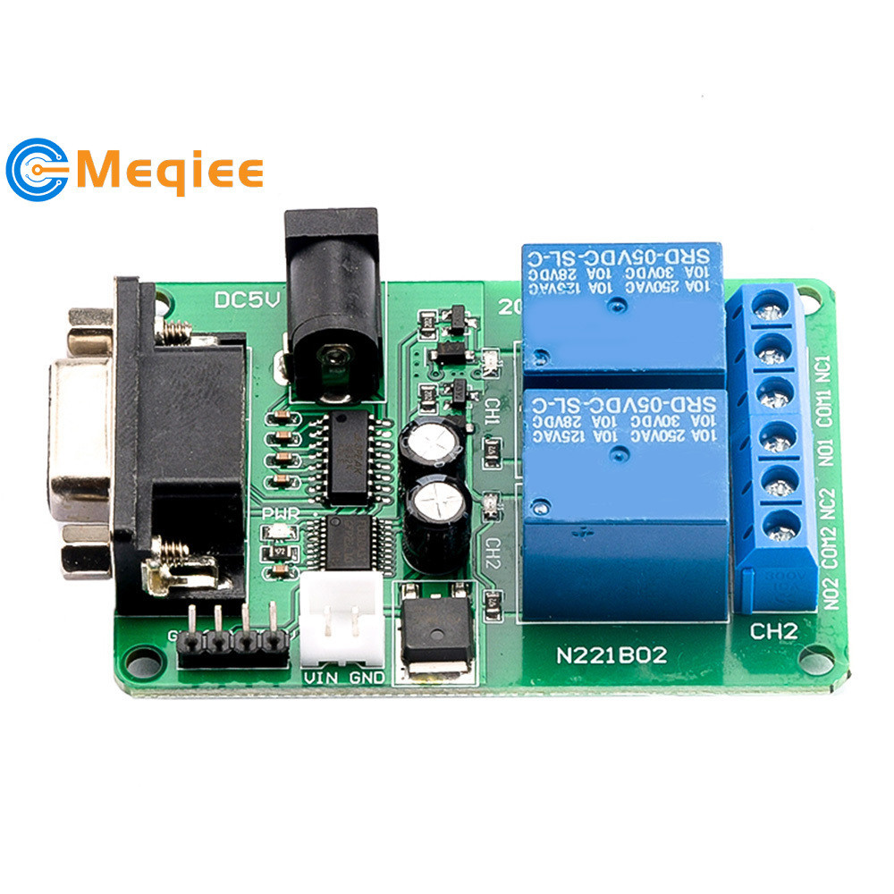 DC 5V 2CH RS232 DB9 Serial Relay | Shopee Philippines