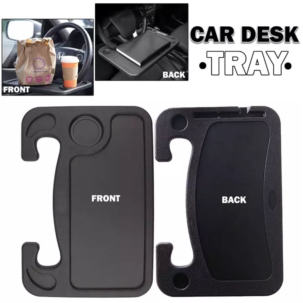 Car Laptop Stand Notebook Desk Steering Wheel Food Tray Holder Car ...