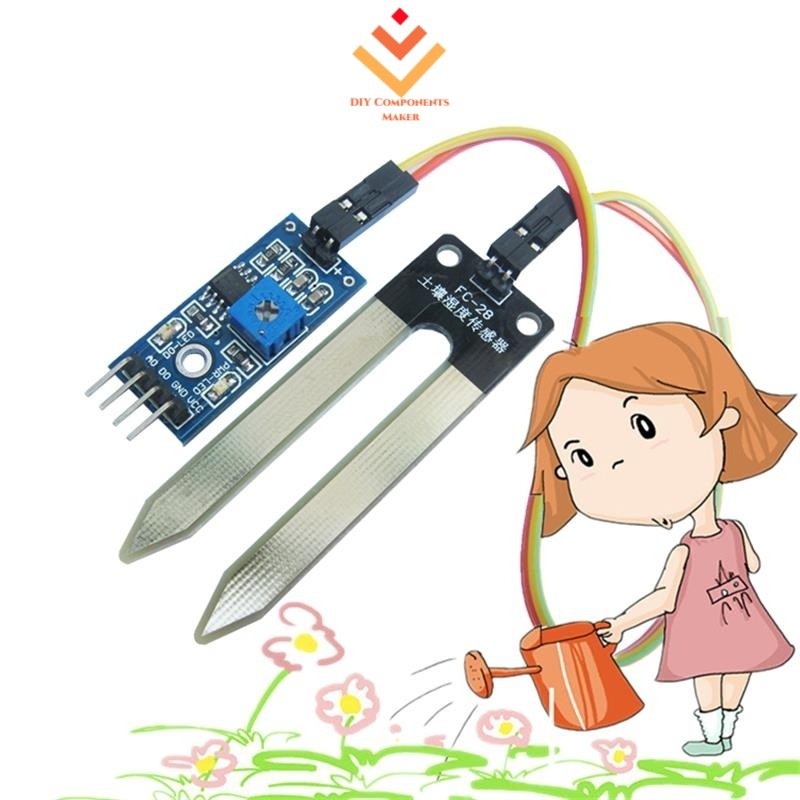 Exact Soil Hygrometer Detection Moisture Sensor Module for Arduino ...