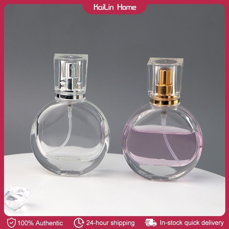 COD Chanel Chance Style Empty Round Refillable Perfume Glass Spray ...