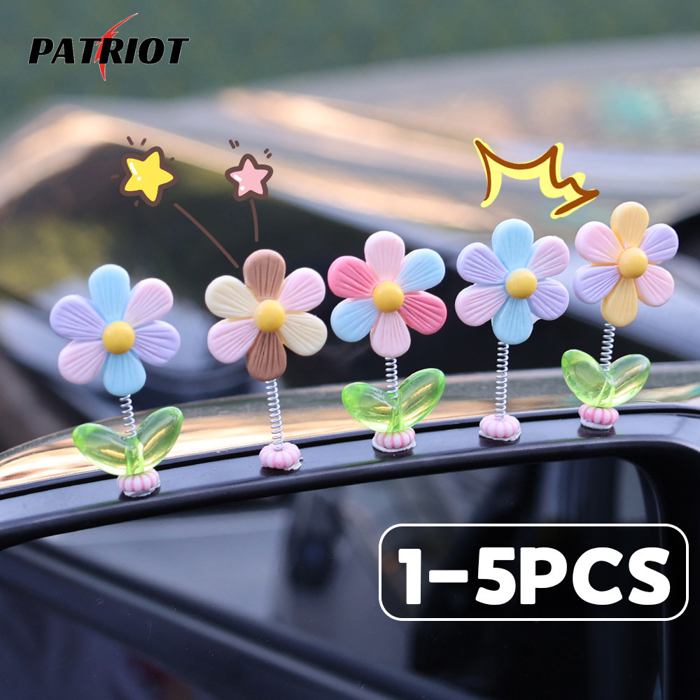 1-5pcs Rainbow Flower Dashboard Decoration - Lucky Flower, Sunflower ...