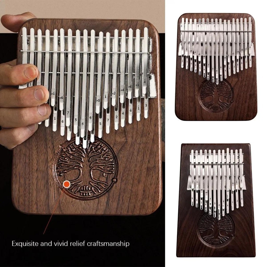 21/24/34/38 Key Profession Kalimba Black Walnut, TREE OF LIFE SERIE ...