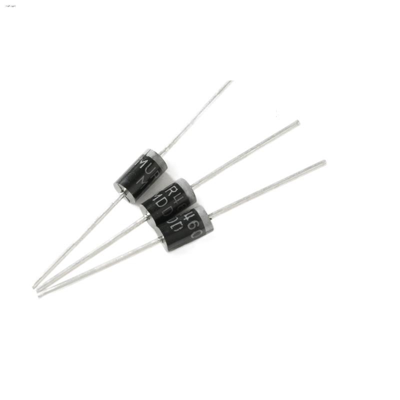 Original genuine straight plug MUR460 DO-201AD 600V 4A ultra-fast recovery diode rectifier ...