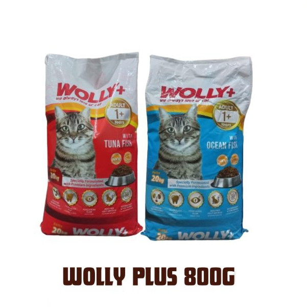 Wolly Plus Adult Cat Food 800 Grams - Wolly Plus Cat Food 800 gr ...