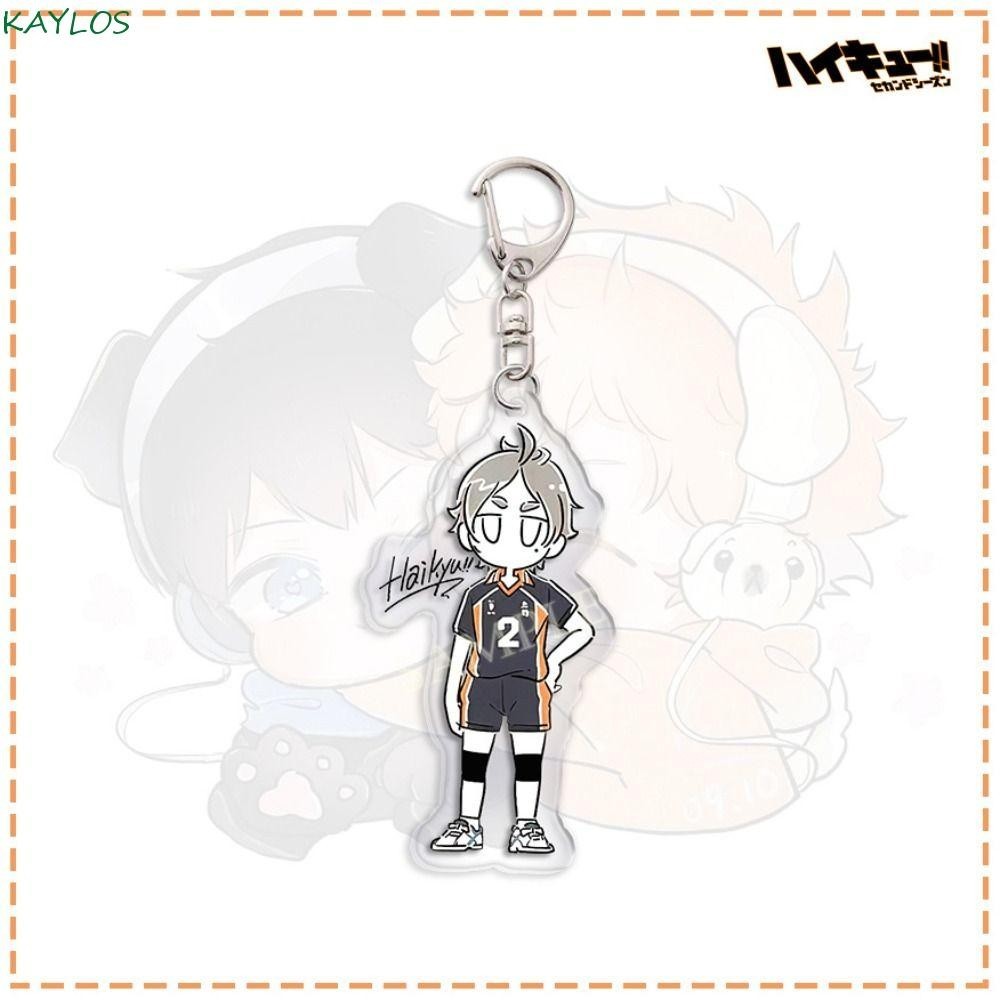 KAYLOS Haikyuu Keychain, Oikawa Tooru Kuroo Tetsurou To The Top Key ...
