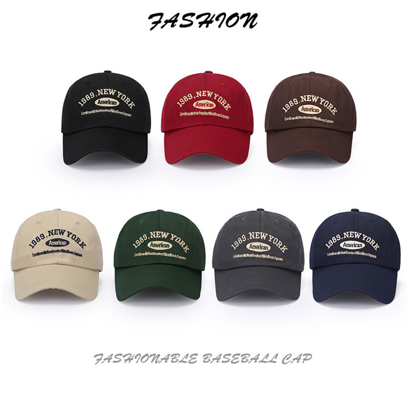 Korean Retro Baseball Cap Men Women Spring Autumn All-Match Street ...