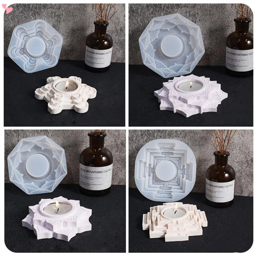 Lotus Candlestick Mold Lotus Flower Silicone Candle Stick Mold Silicone ...