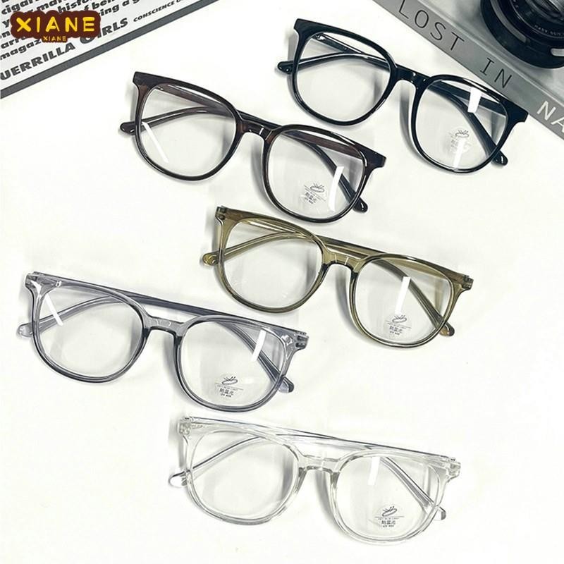 Square Frame Korean Fashion Spec Glasses Matte Frame Spectacles 透明眼镜 ...
