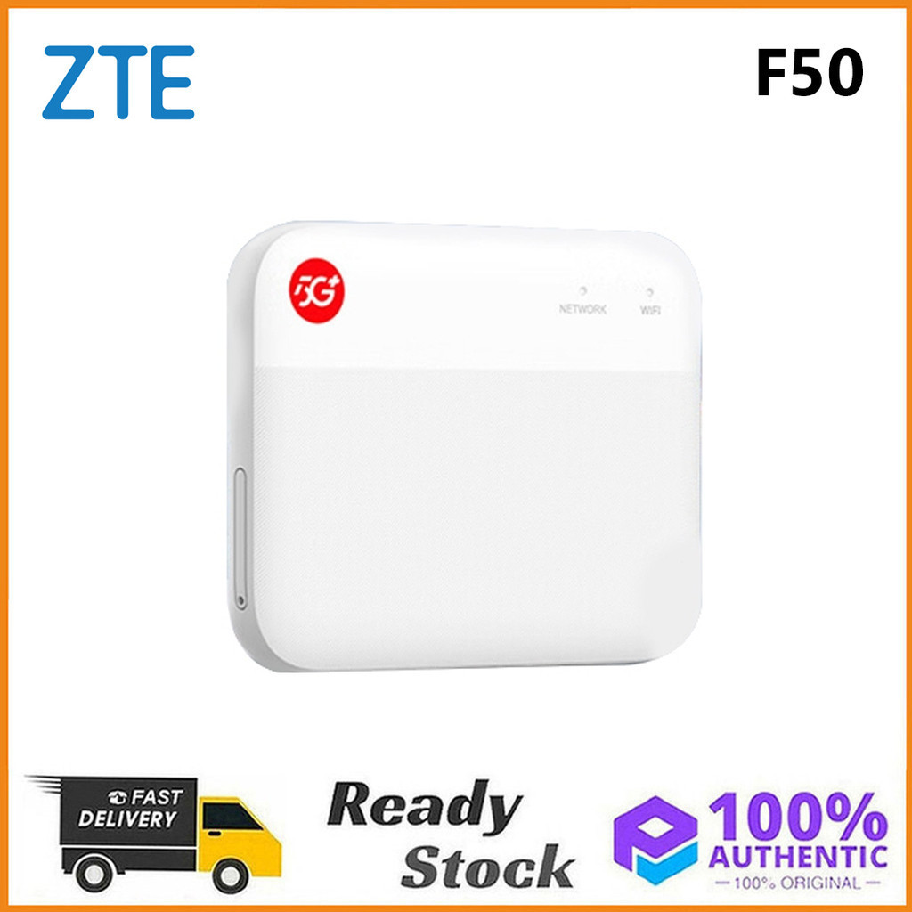 Original ZTE F50 5G Pocket WiFi Support SA+NSA and Sub-6GHz Frequency ...