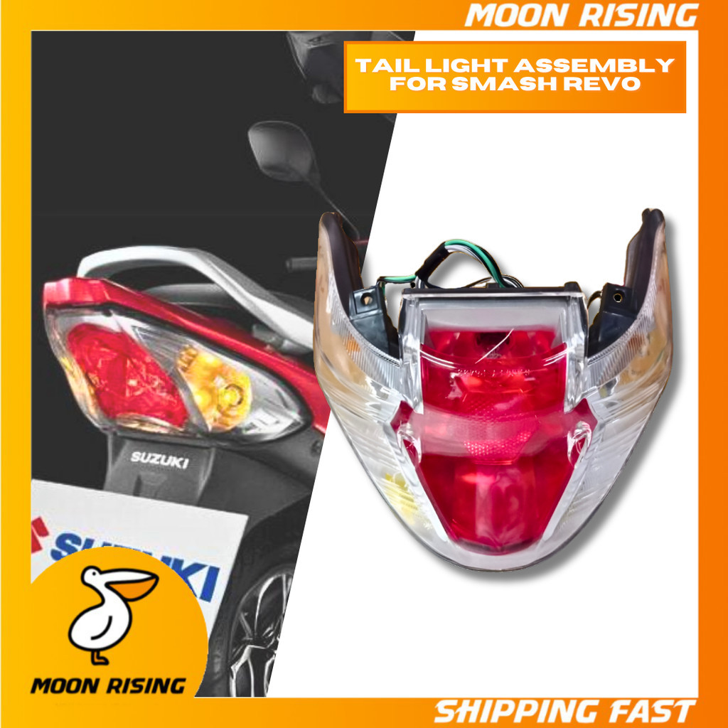 MOTORCYCLE LIGHTINGS TAIL LIGHT ASSEMBLY FOR SMASH REVO [MOONRISING ...