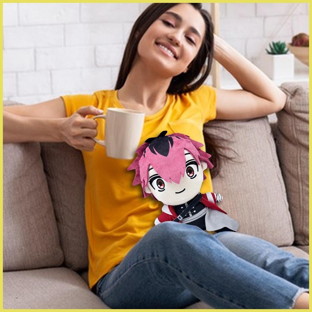 Red Hair Boy Stuffed Toy Japan Anime Character Plush Toy Fluffy Red ...