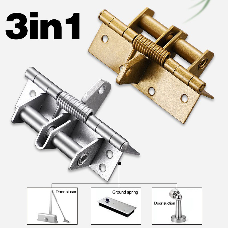 Multifunctional Automatic Door Closer Spring Hinge 90 Degree Right ...