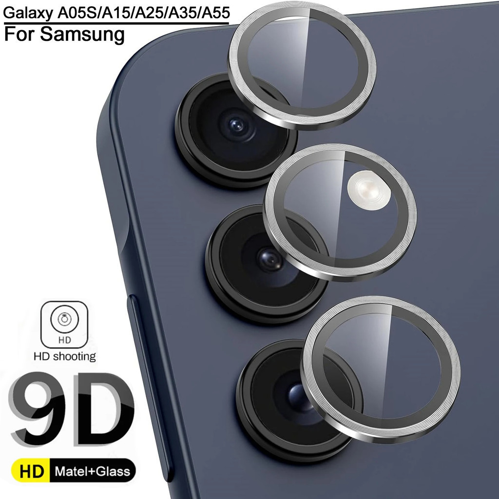 Samsung Galaxy A55 A35 A25 A15 A05s Camera Lens Ring Glass Protective