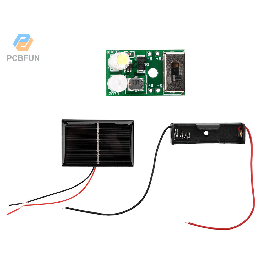 Pcbfun 1.2V NiMH Battery Controller Solar Lights Circuit Board Set with ...