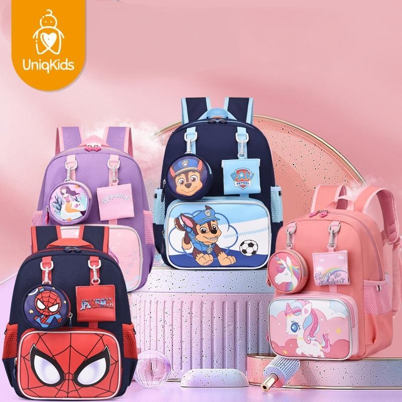 UniqKids School Bag For Kids Girls New cartoon children's backpack ...