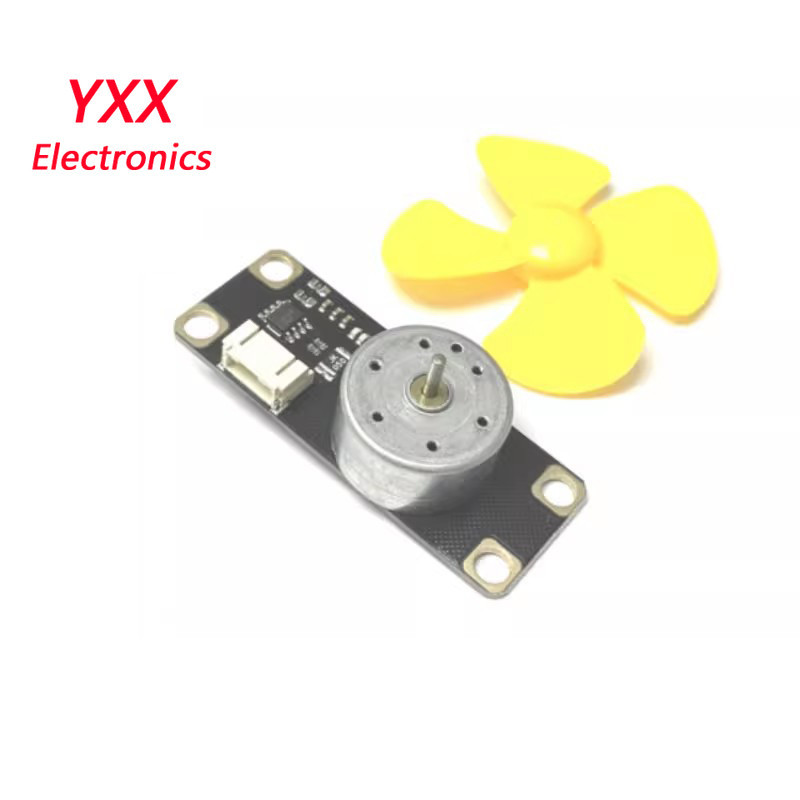 DC motor module with fan blade motor forward and reverse motor switch ...