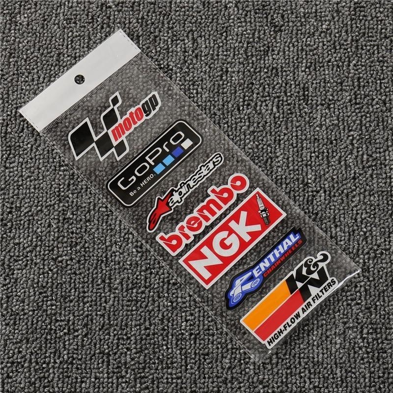 MotoGP Reflective Motorcycle Side Strip Bike Helmet Sticker Car Vinyl ...