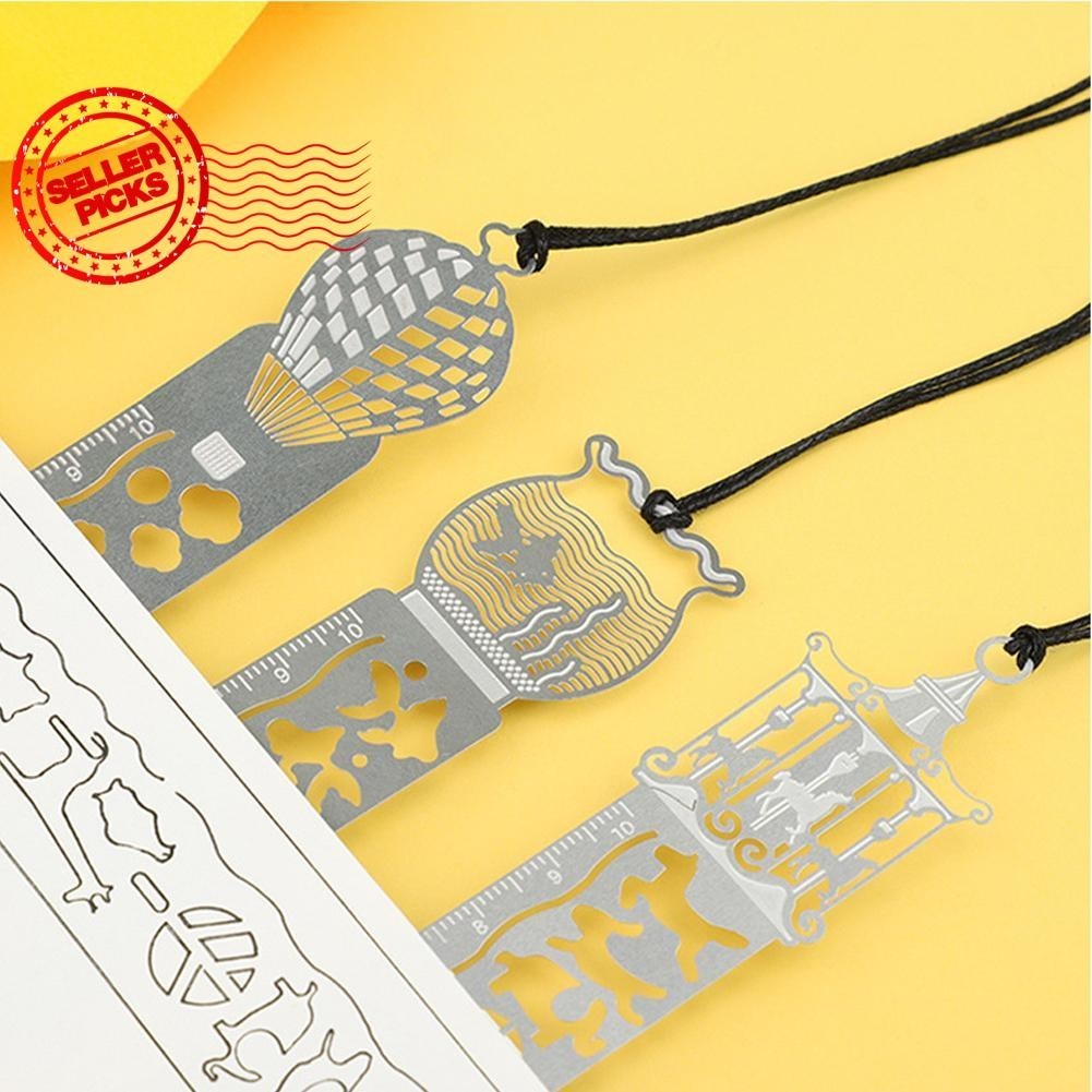 Small Delicate Fairy Tale Style Metal Hollow Bookmark Ruler In Cute ...