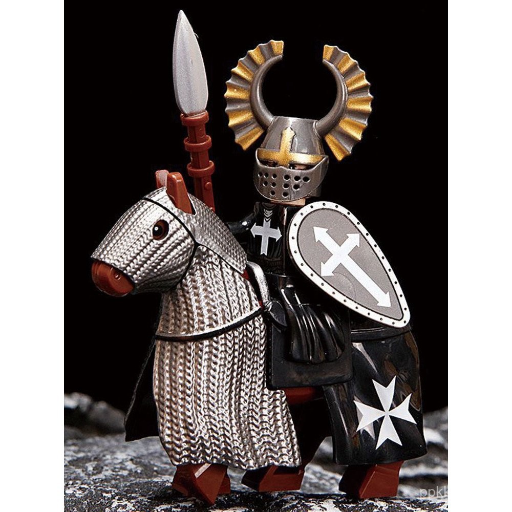 Medieval Roman Templar Teuton Knights Building Blocks Doll Crusaders ...