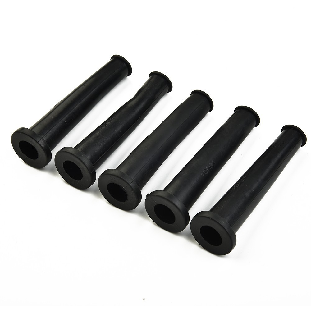 【smelling】 Black Rubber Wire Protector Cable Sleeve Power Cord ...