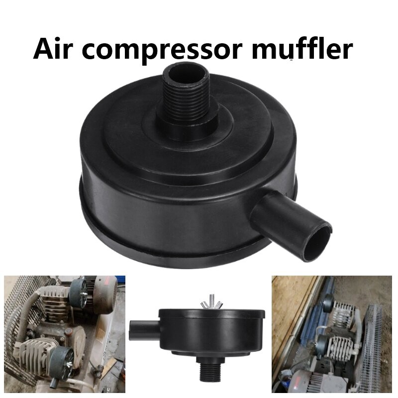 Air Filter Silencer Air Compressor 20/32mm Male Thread Canister Filter ...