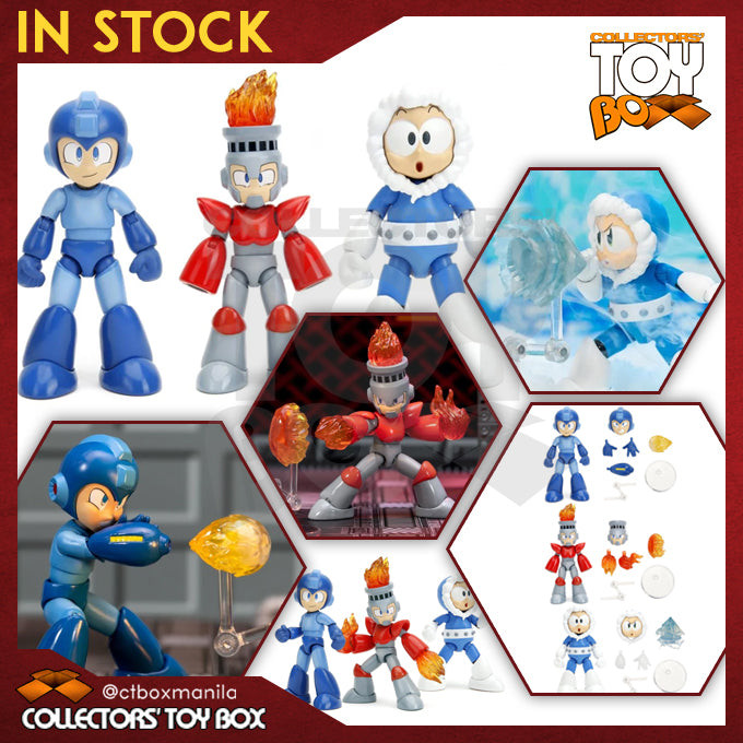 Jada Toys Mega Man Set (Megaman/Fireman/Iceman) | Shopee Philippines