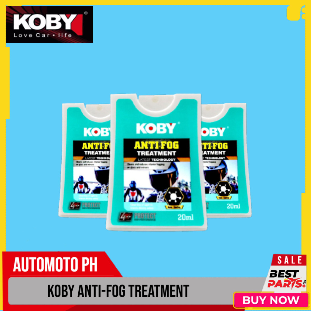 Koby Anti-Fog Helmet Treatment 20ml | High Quality | Shopee Philippines
