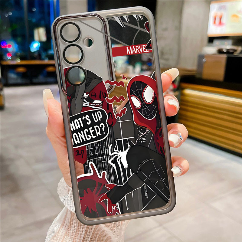 Samsung Galaxy A56 A36 A26 A16 A06 5G Marvel Cartoon Case Clear Shell ...