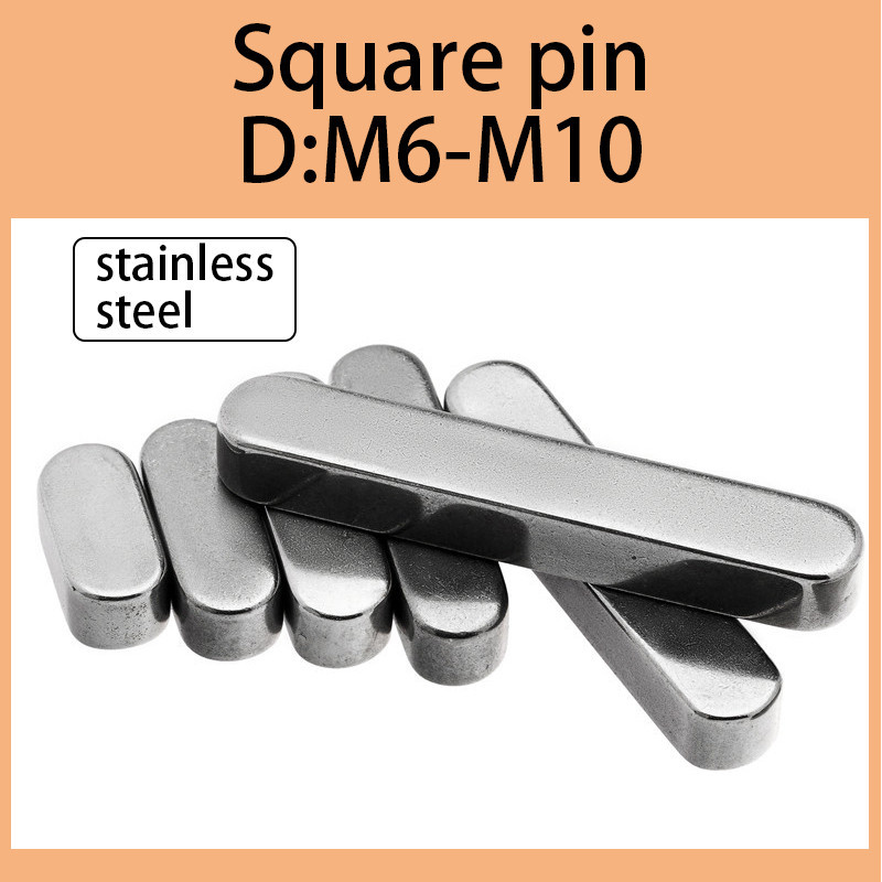 304 stainless steel A-type keyway pin, flat key pin, rounded key pin ...