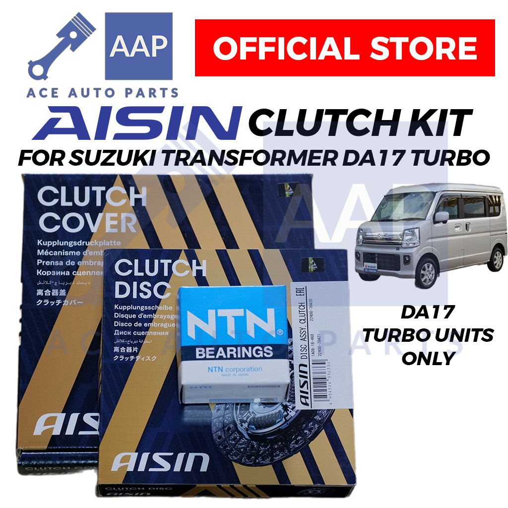 Aisin Suzuki Transformer DA17 Turbo Clutch Kit/Package DA17V DA17W Turbo Type | Shopee Philippines