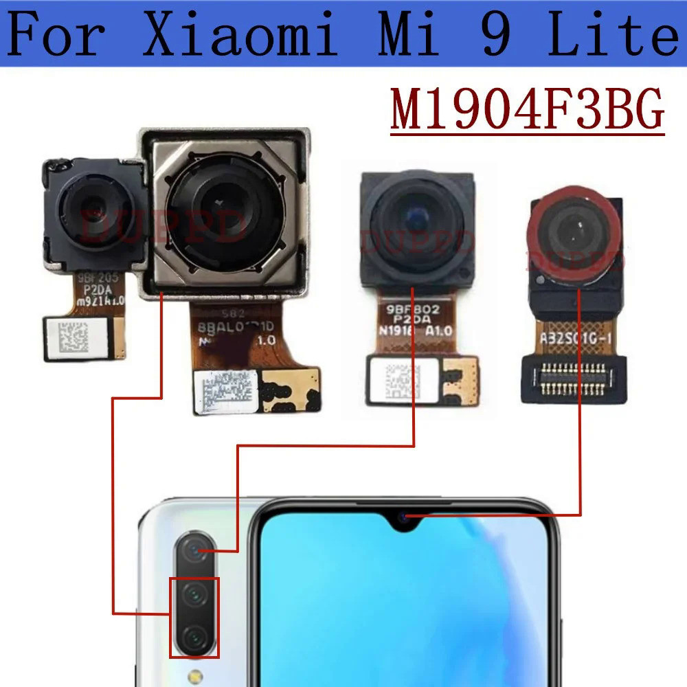 Front Rear Camera For Xiaomi Mi 9 Mi9 Lite M1904F3BG Original Back Main ...