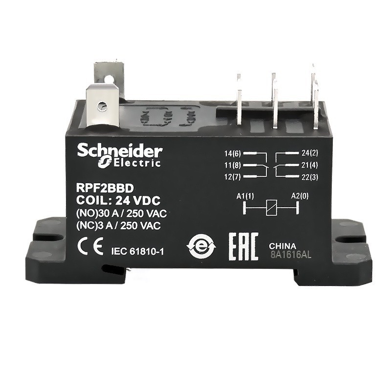 Genuine Schneider 30A power electromagnetic DC relay RPF2BBD ABD BP7 ...