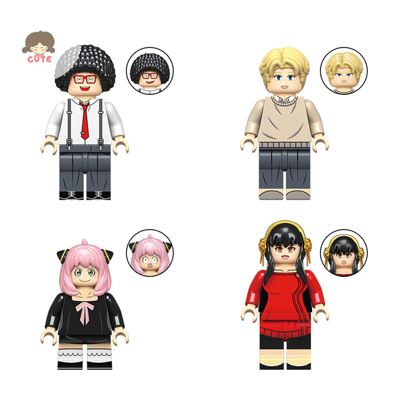 Annag Cartoon Mini Action Toy Figures Yor Forger Anya Forger Loid ...