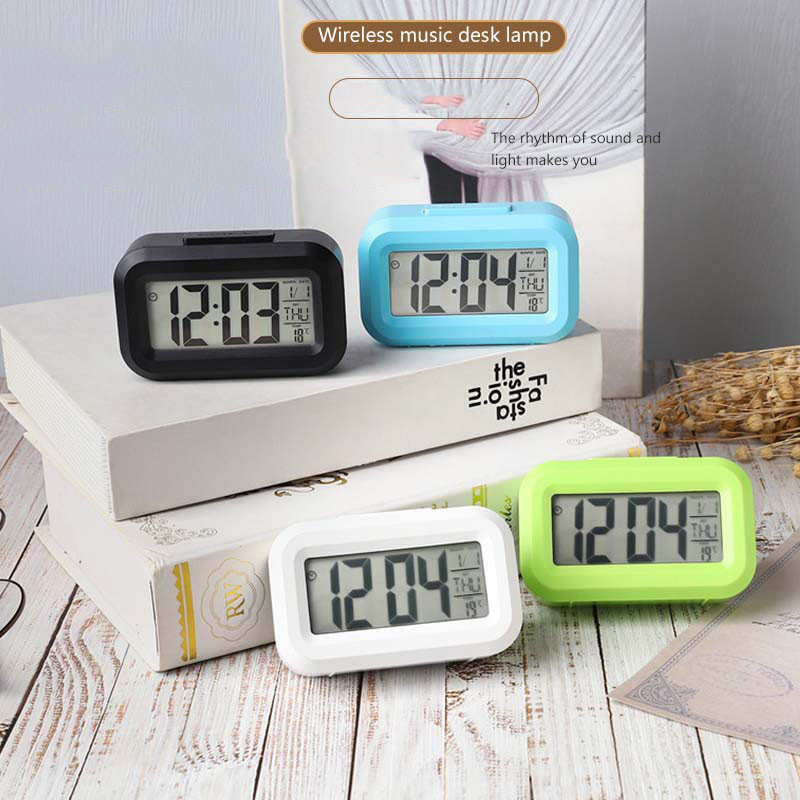 LED Digital Alarm Clock Electronic Digital Alarm Screen Desktop Table ...