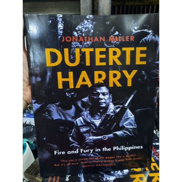DUTERTE HARRY Fire and Furry in the Philippine book | Shopee Philippines