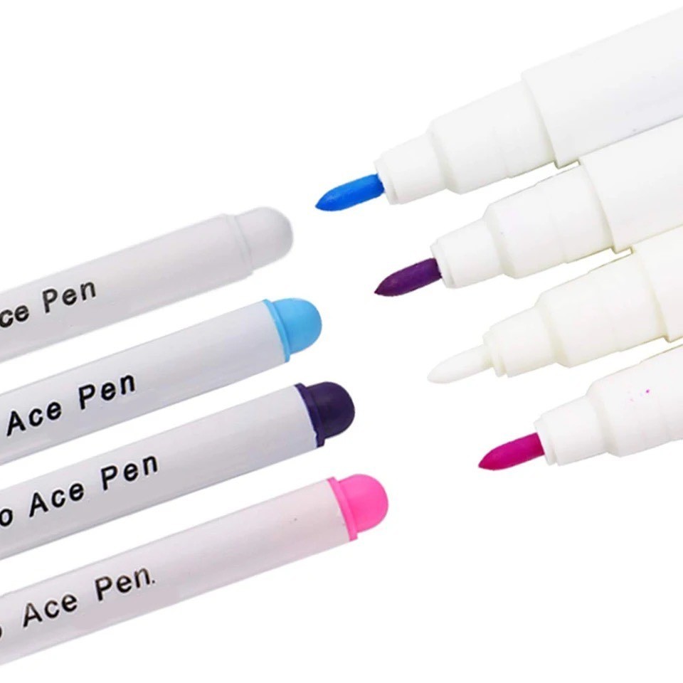 Fabric drawing pen automatically fades color when washed, or after 2-4 ...