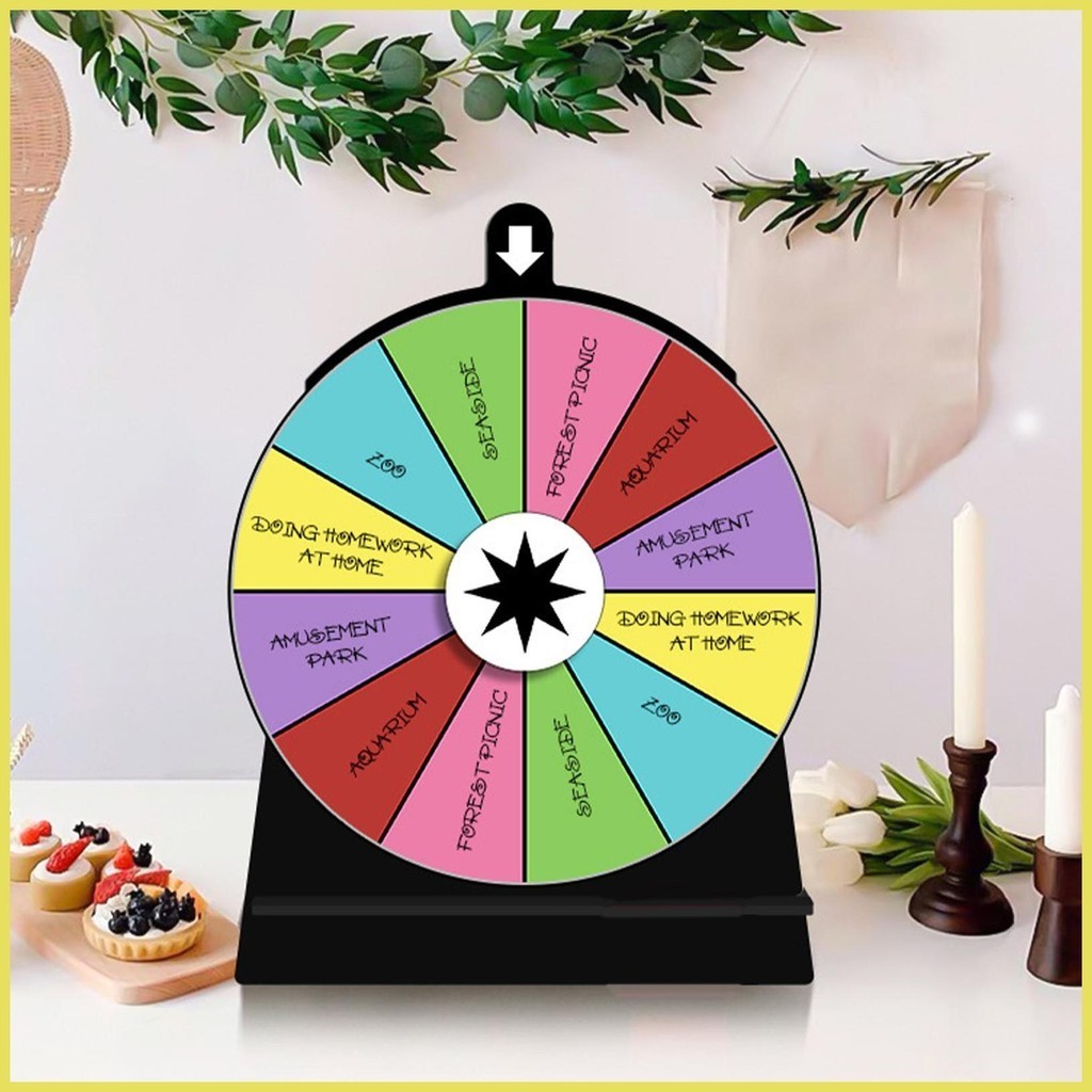 Prize Wheel Spinner With Stand 3pcs Editable Spinner Wheel For Fortune ...