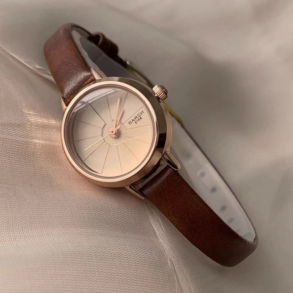 Ladies Light Luxury Small Dial Watch Women Round Dial Multifunction ...